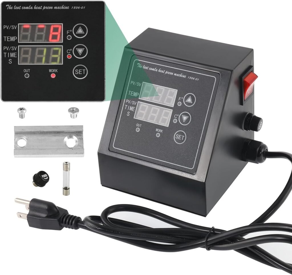 POWLAB 1400W Digital Heat Press Machine Review - Heat Press Reviews