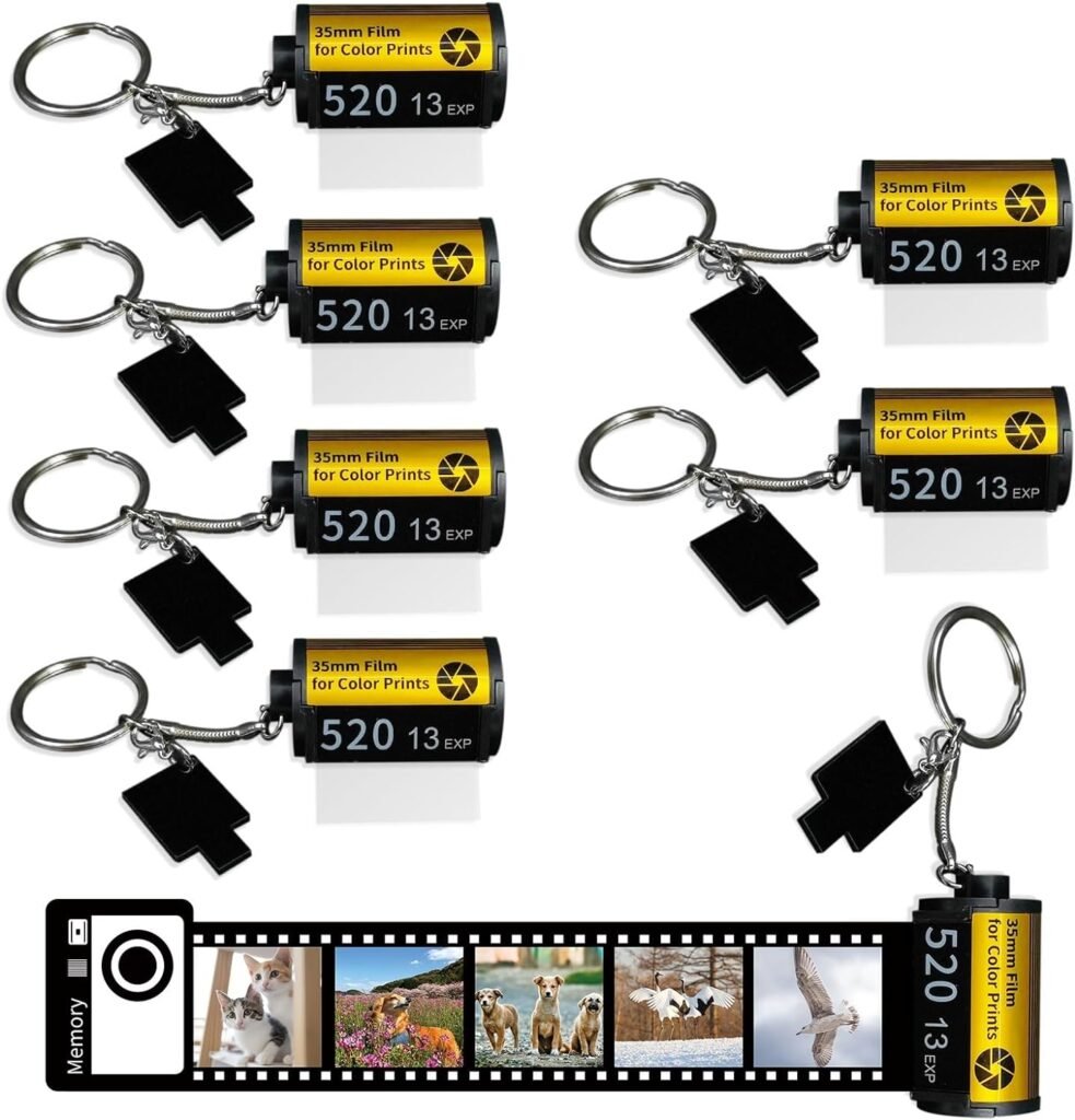 6 pack Sublimation blank memory film roll keychain review - Heat Press ...